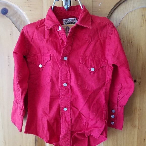 Karman | Shirts & Tops | Vintage 5s60s Baby Boy Western Shirt Karman ...